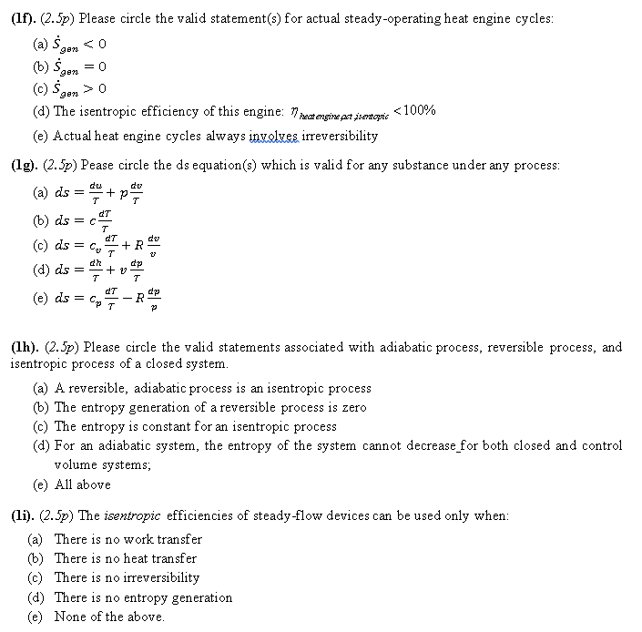 Solved 1. Multi-choice, multi-answer question (25 points) | Chegg.com