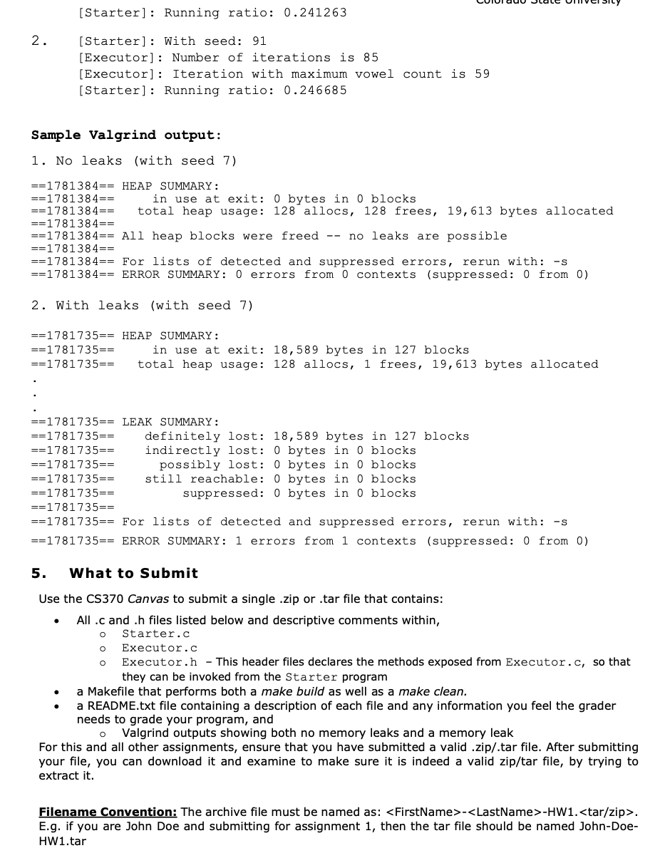 Solved WORKING WITH MEMORY ALLOCATIONS AND DEALLOCATIONS The | Chegg.com
