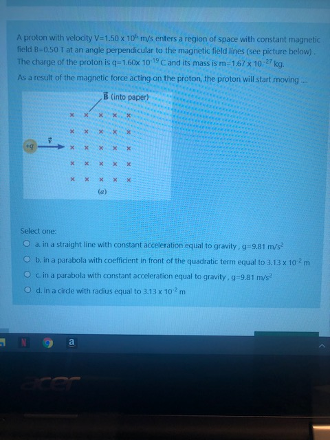 Solved A square, current-carrying single loop is placed in a | Chegg.com