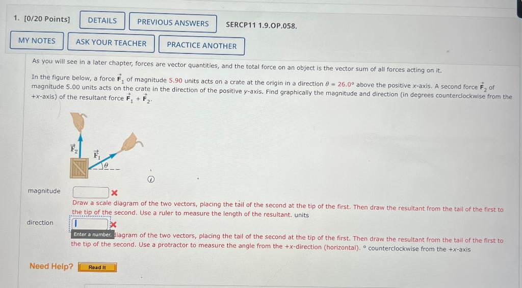 Solved As you will see in a later chapter, forces are vector | Chegg.com