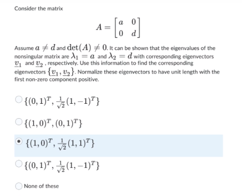 Solved Consider the lower triangular matrix L and assume | Chegg.com