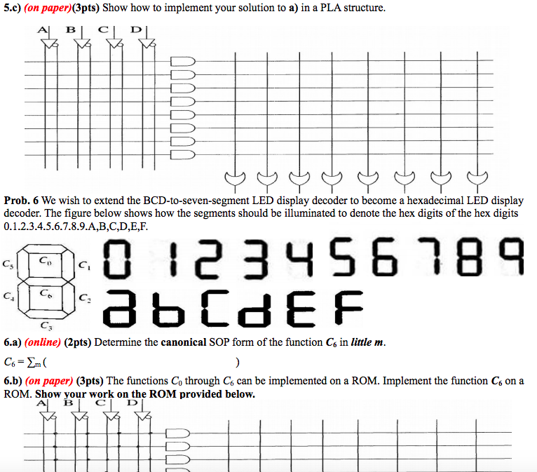 Solved 5.c) (on paper)(3pts) Show how to implement your | Chegg.com