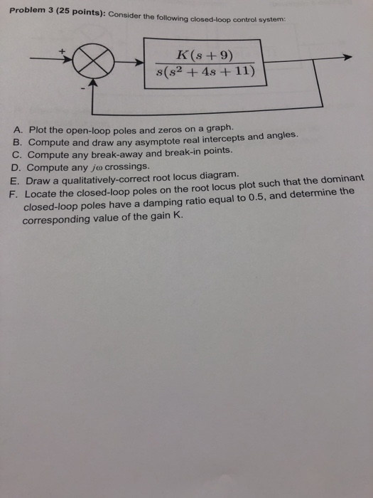 Solved Problem 3 (25 points): Consider the following | Chegg.com