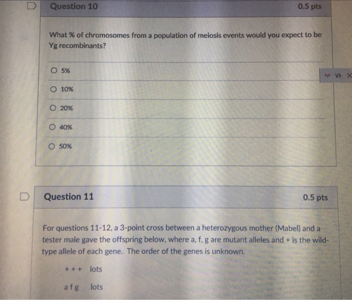 Solved For questions 4-7, the C. elegans dumpy (D) gene and | Chegg.com
