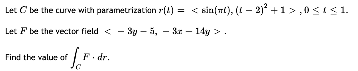 Solved Let C be the curve with parametrization r(t)