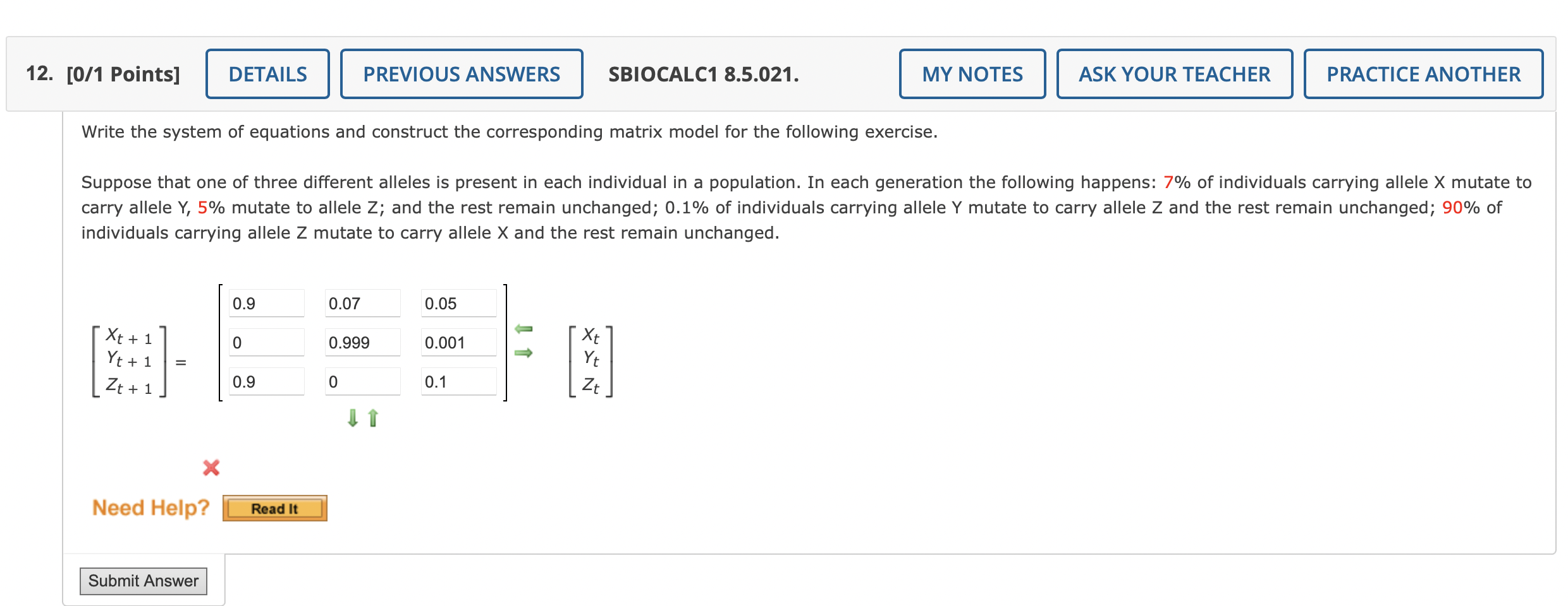 Solved Write the system of equations and construct the | Chegg.com