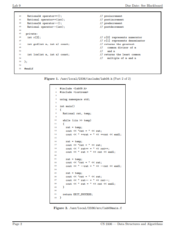 Solved Lab 9 Due Date: See Blackboard Source File: | Chegg.com