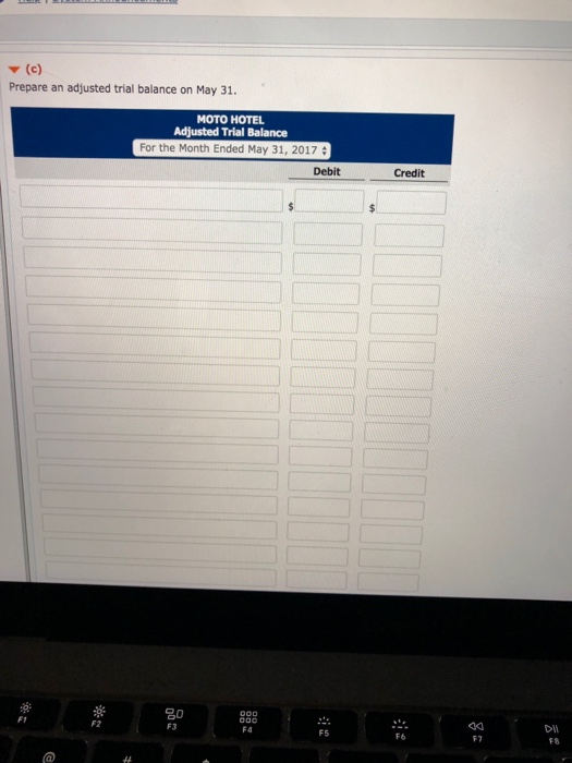 Solved Problem 4-3A (Part Level Submission) The Moto Hotel | Chegg.com