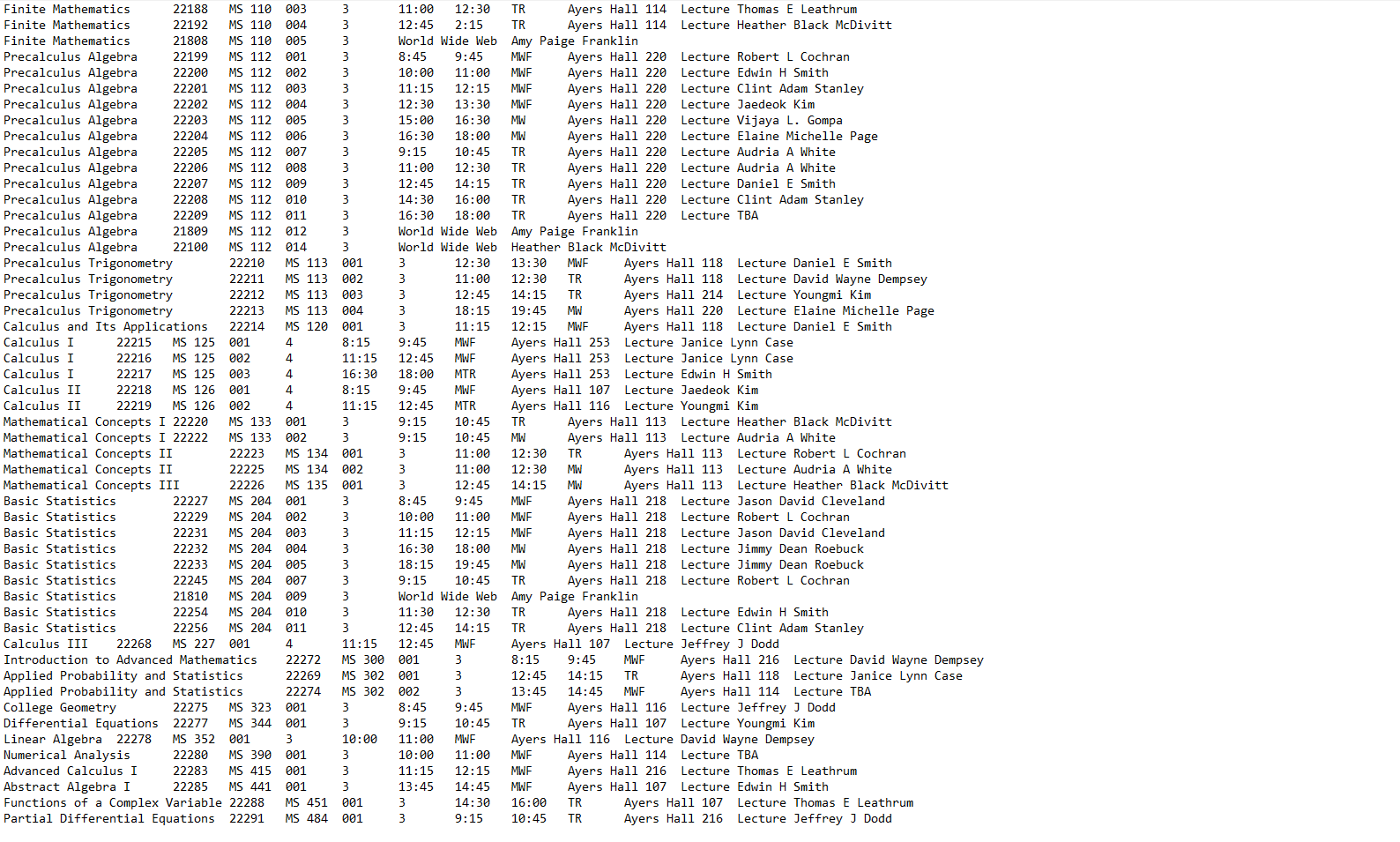 Solved CS232 Project #1: Student Registration System For | Chegg.com