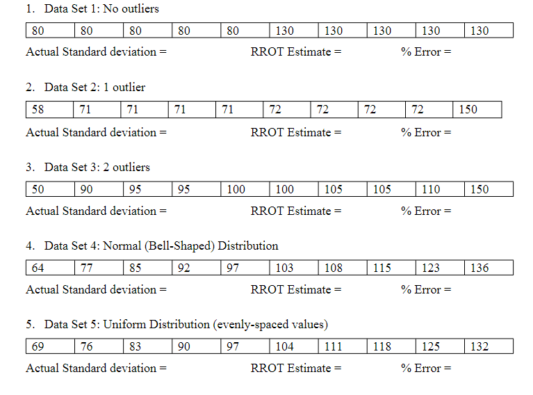 Solved Standard deviation is a reliable (and commonly used) | Chegg.com