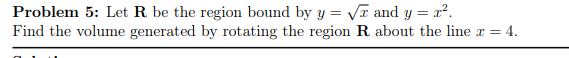 Solved Problem 5: Let \\( \\mathbf{R} \\) be the region | Chegg.com