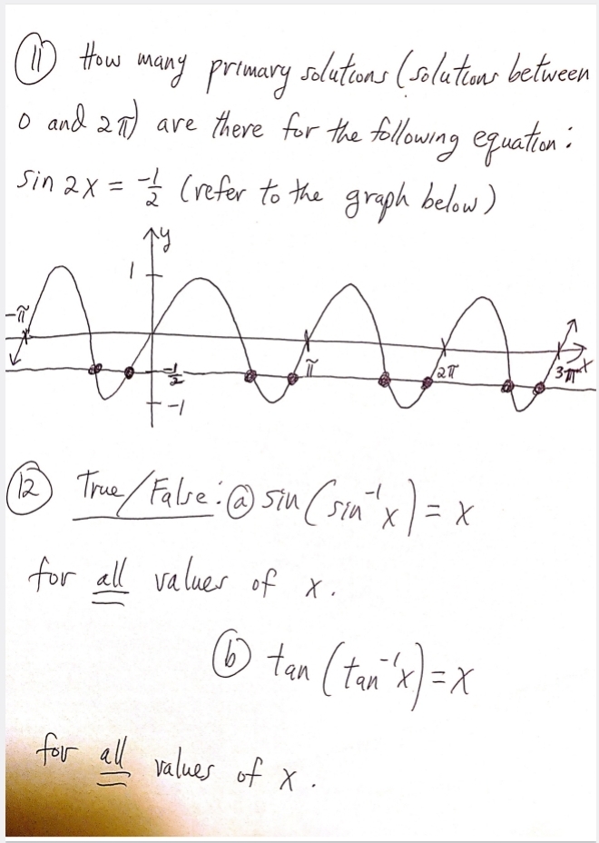 Solved (11) How many primary solutions (solutions between 0 | Chegg.com
