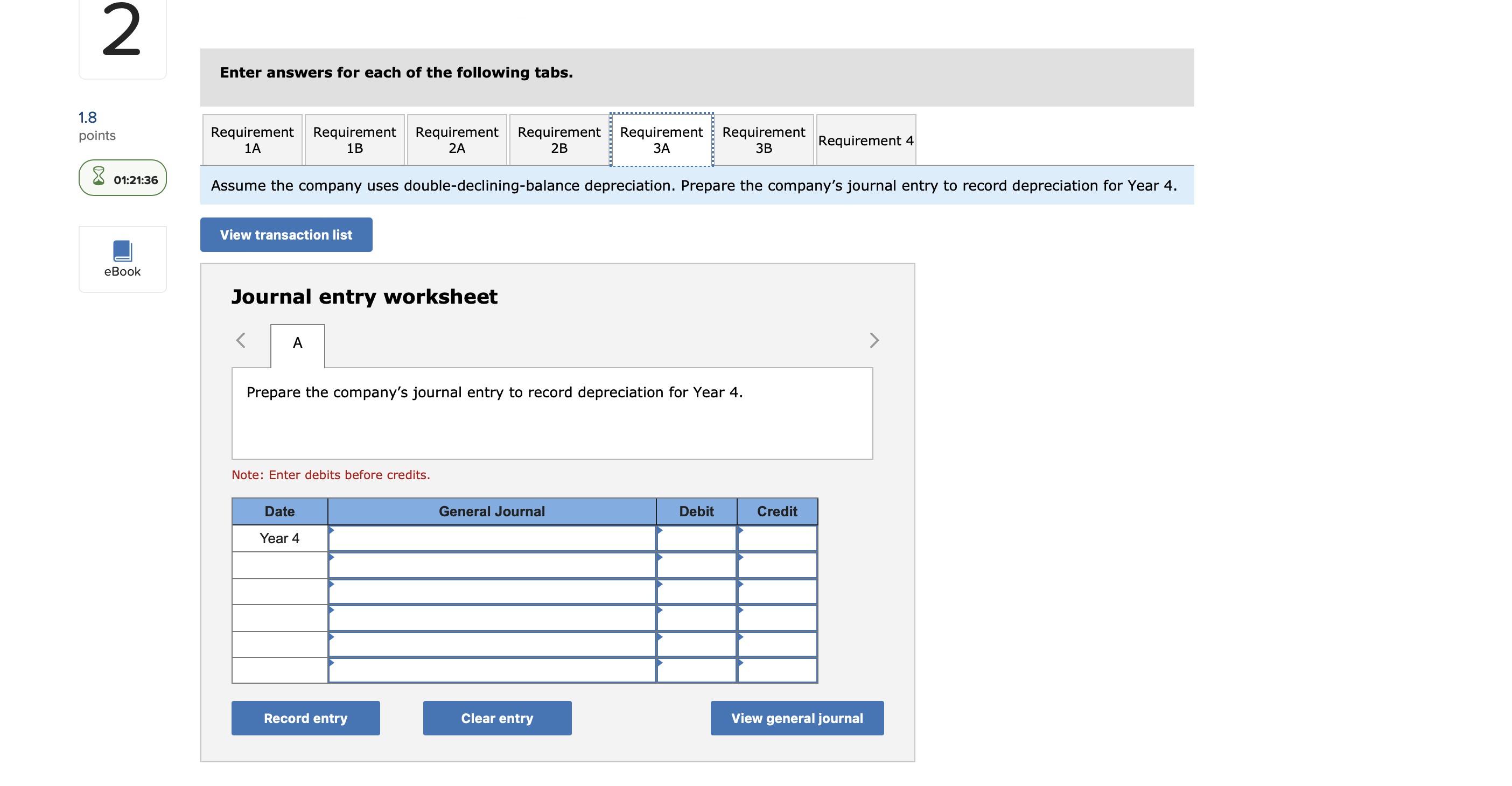 Solved Ch 8: Quiz, Long-term assets and depreciation i Saved | Chegg.com