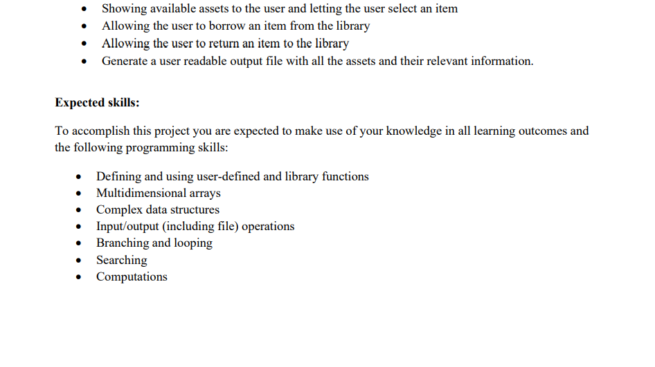 ACK Automated Library System (Atlas) Context: C++ | Chegg.com