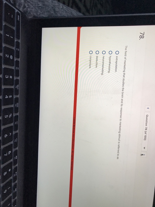 Solved Question 72 (of 100) 72. In a marketing decision, | Chegg.com