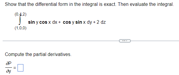 Solved Compute the partial derivatives.delPdely= | Chegg.com