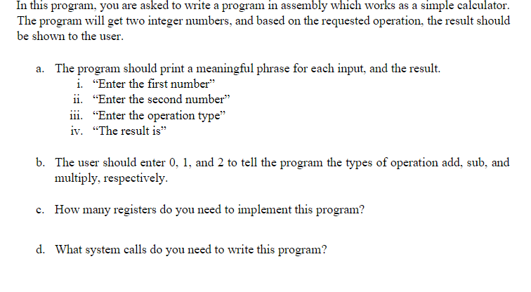 Solved In this program, you are asked to write a program in | Chegg.com