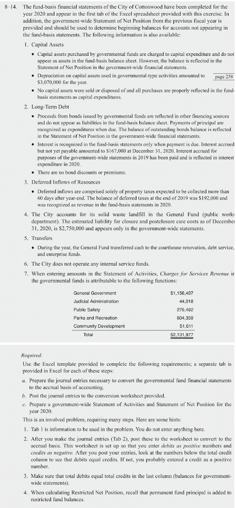 Solved addition, the government-wide Statement of Net | Chegg.com