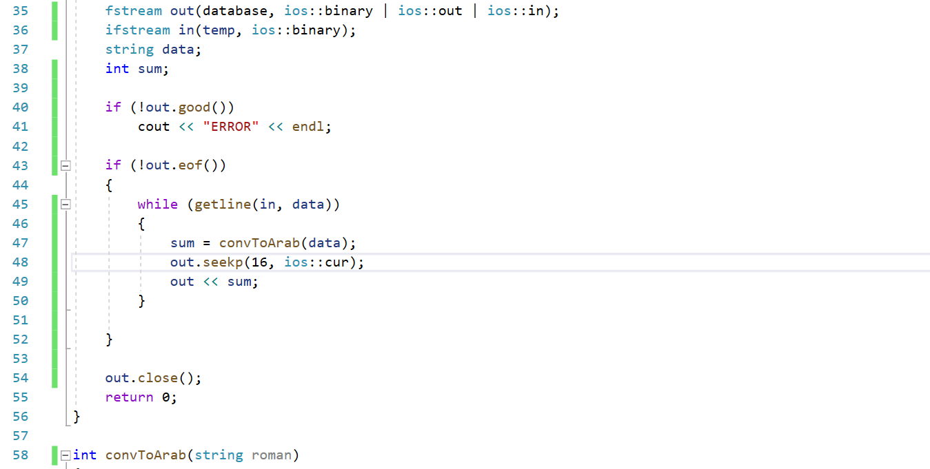 Solved [C++] converting roman numerals to arabic numerals | Chegg.com