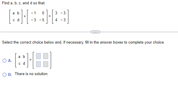 Solved Find a,b,c, ﻿and d so | Chegg.com