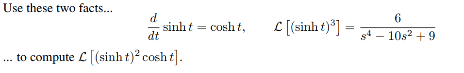 Solved Use these two facts... | Chegg.com