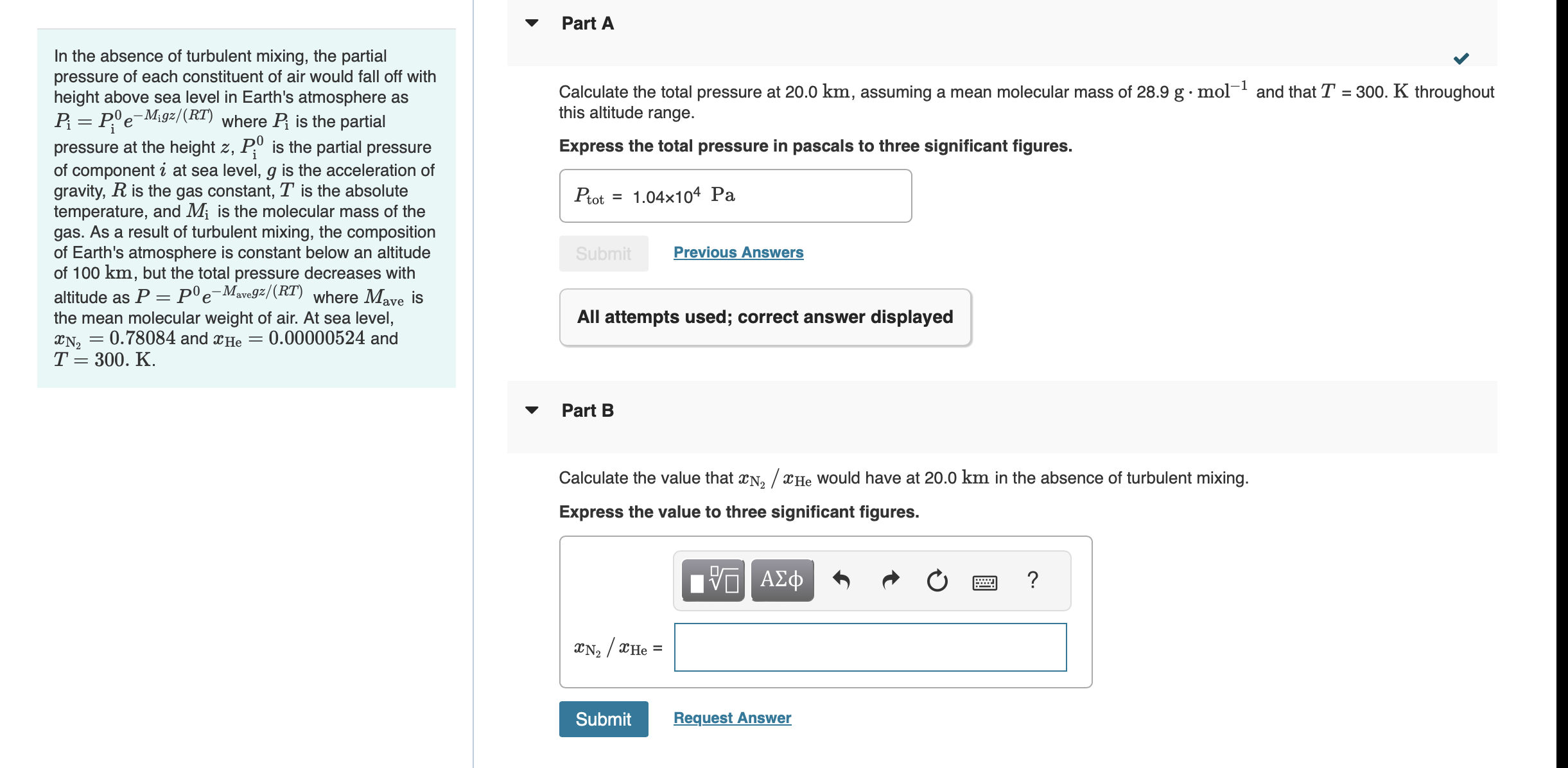 Solved In the absence of turbulent mixing, the | Chegg.com
