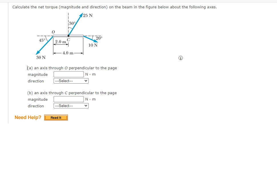 Solved I (a) an axis through O perpendicular to the page | Chegg.com