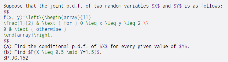 Solved Suppose that the joint p.d.f. of two random variables | Chegg.com
