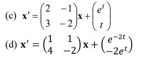 Solved Find the general solution using an appropriate method | Chegg.com