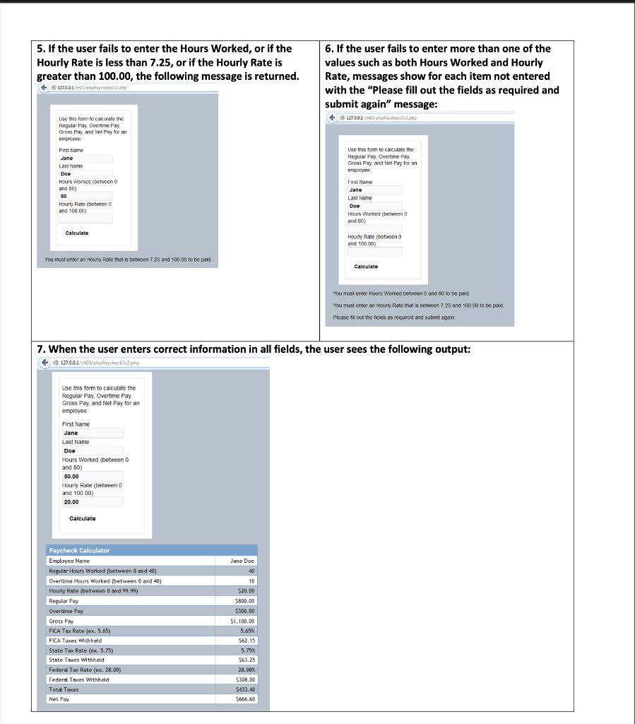 Solved Paycheck Calculator V 3 This Paycheck assignment is | Chegg.com