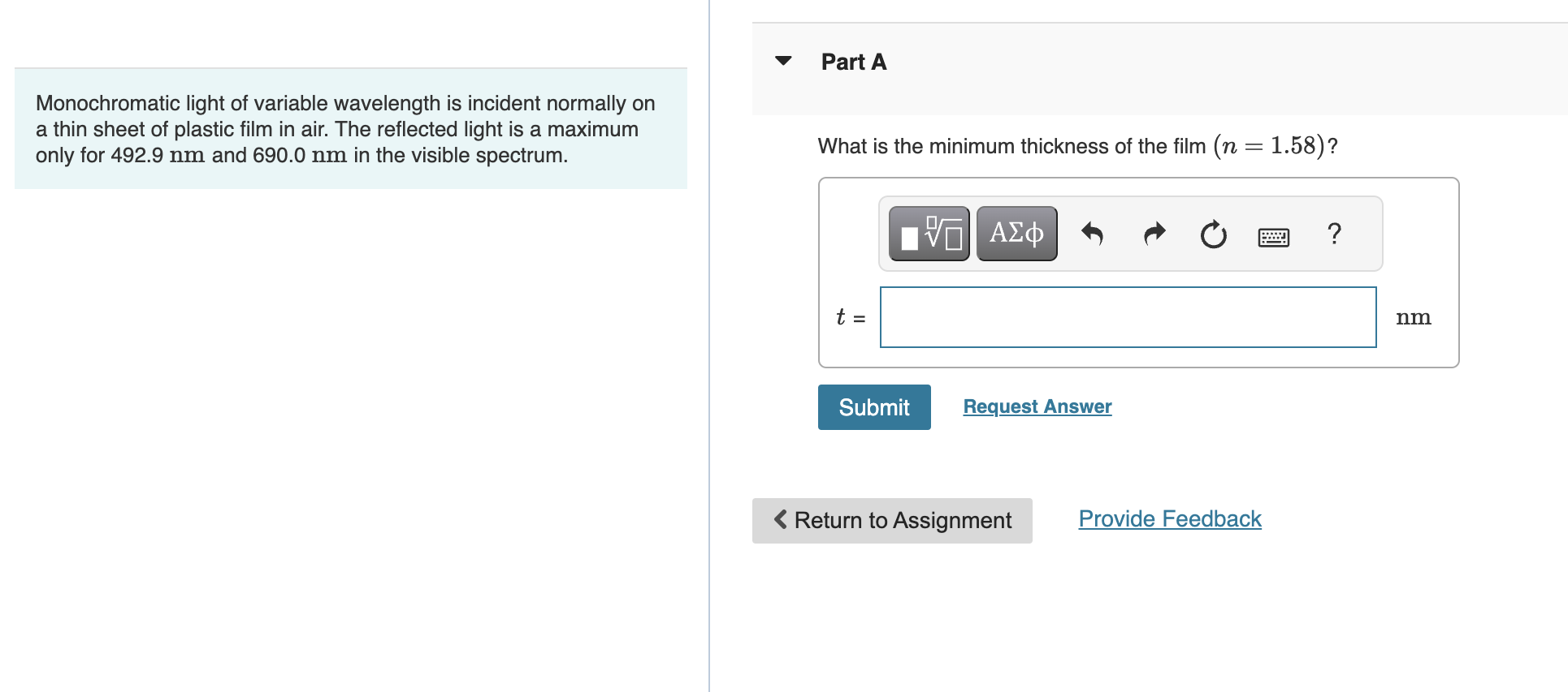 Solved Monochromatic light of variable wavelength is | Chegg.com