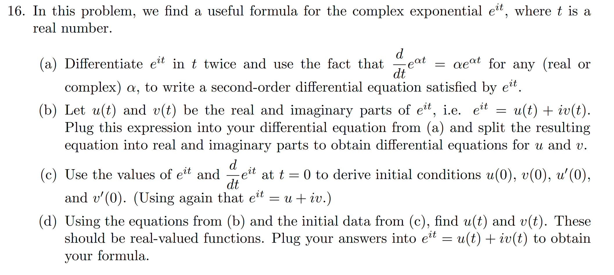 Solved 6. In this problem, we find a useful formula for the | Chegg.com