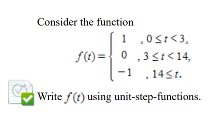 Solved Consider the function 1 ,0 | Chegg.com