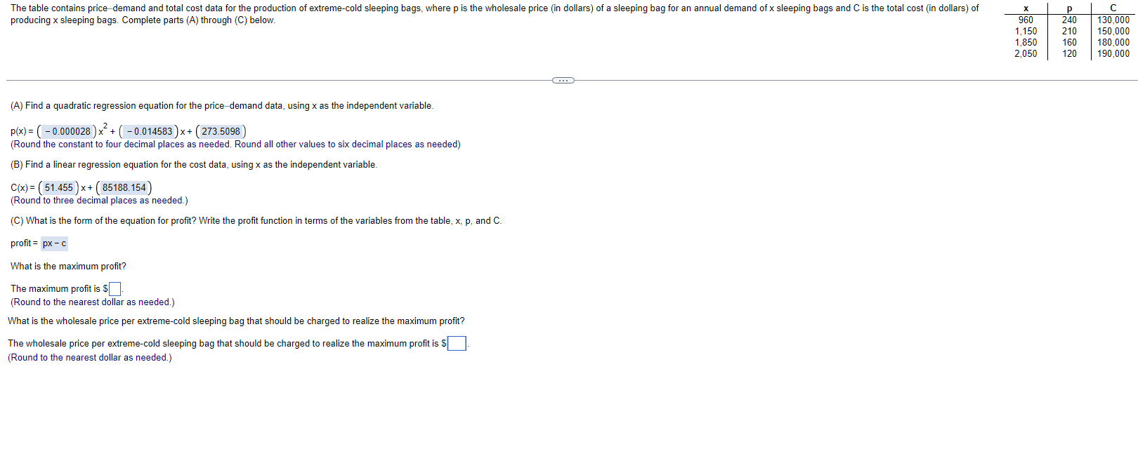 Solved The 3 answers already filled in the picture are | Chegg.com