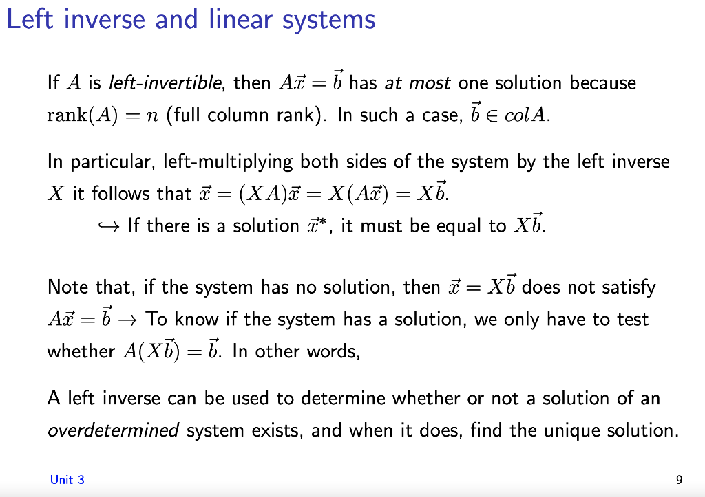 Solved Least-squares approximate solution to an | Chegg.com