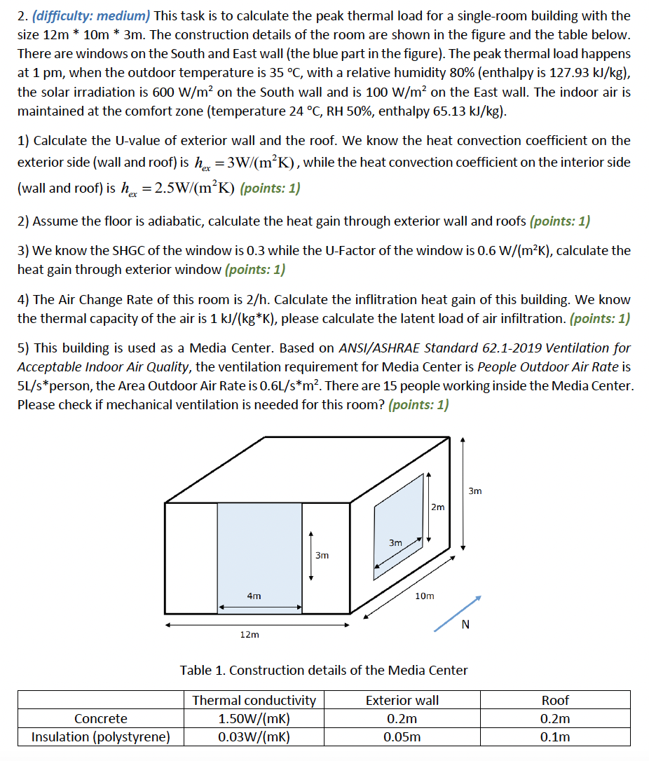 Solved 2. (difficulty: medium) This task is to calculate the | Chegg.com