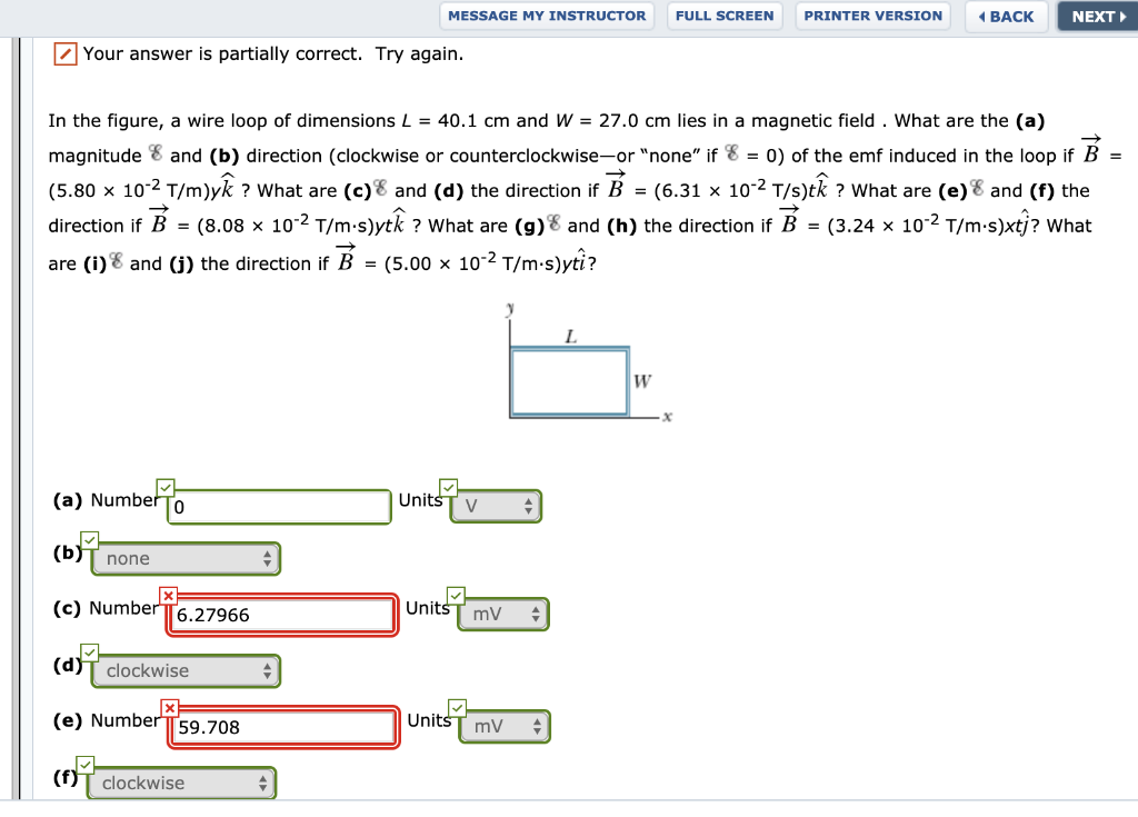 Solved PRINTER VERSION BACK NEXT FULL SC REEN MESSAGE MY | Chegg.com