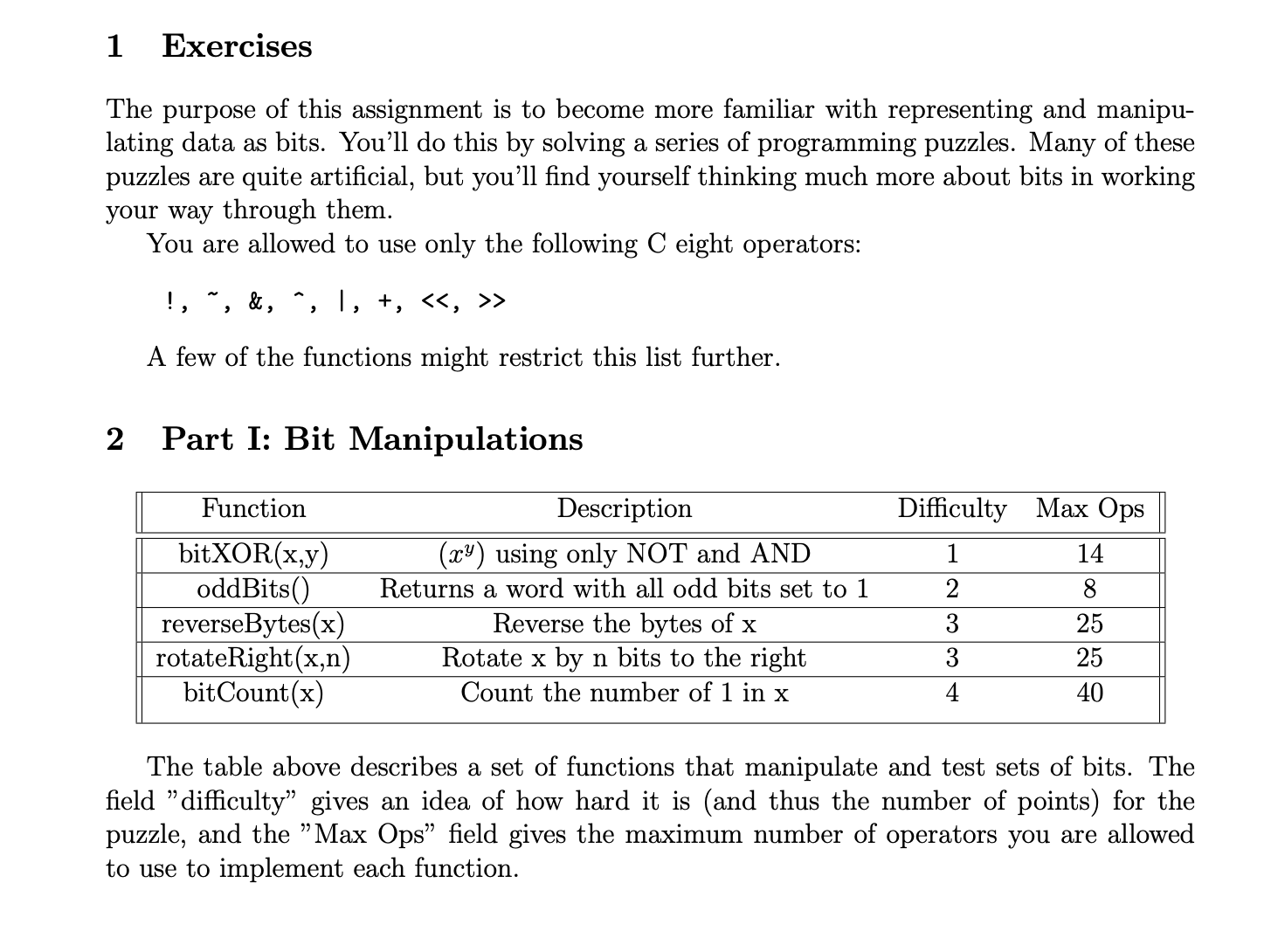 Solved The only data type you can use is int. You are not | Chegg.com