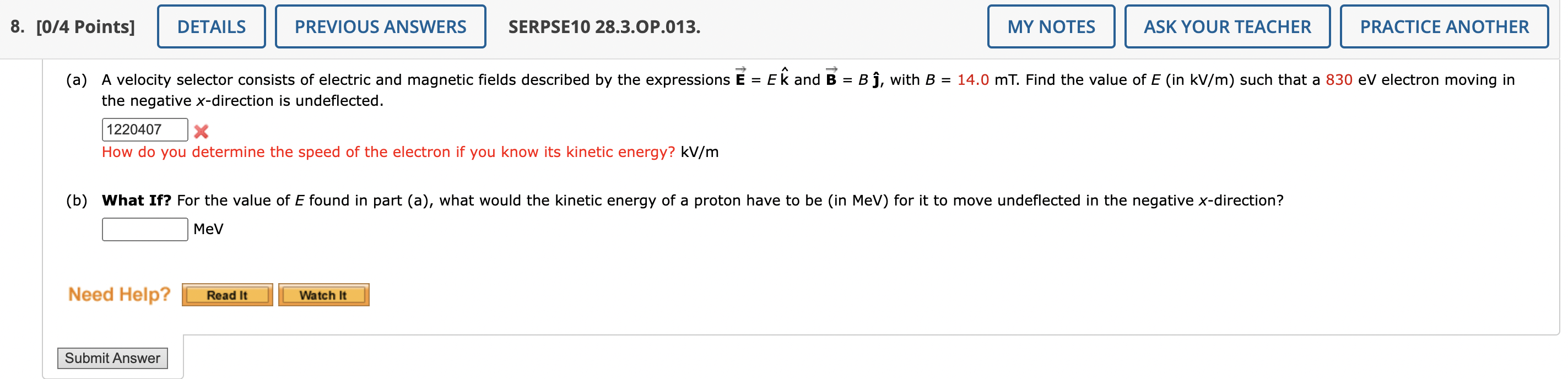 Solved the negative x-direction is undeflected. How do you | Chegg.com