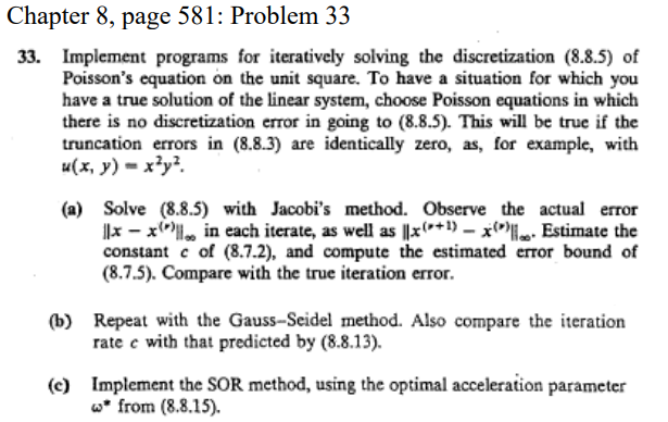 Chapter 8, page 581: Problem 33 33. Implement | Chegg.com
