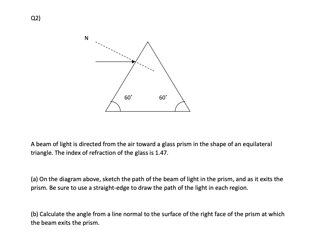 Solved 2-Show that when light reflects from two mirrors that | Chegg.com