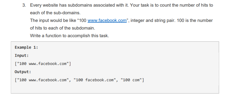 Solved 3. Every website has subdomains associated with it. | Chegg.com