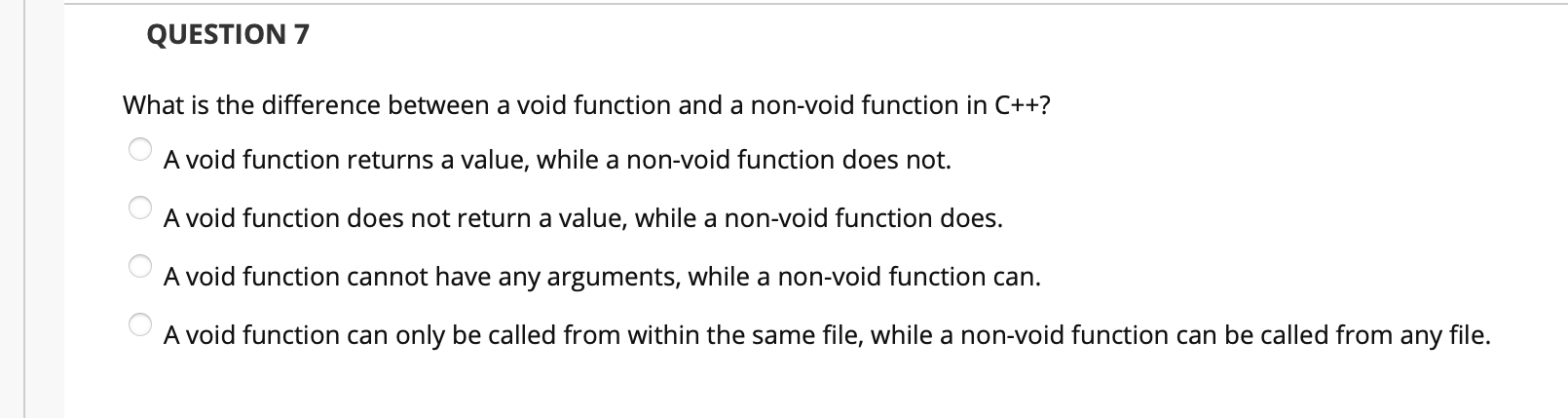 Solved A function in C++ can be called from within another | Chegg.com