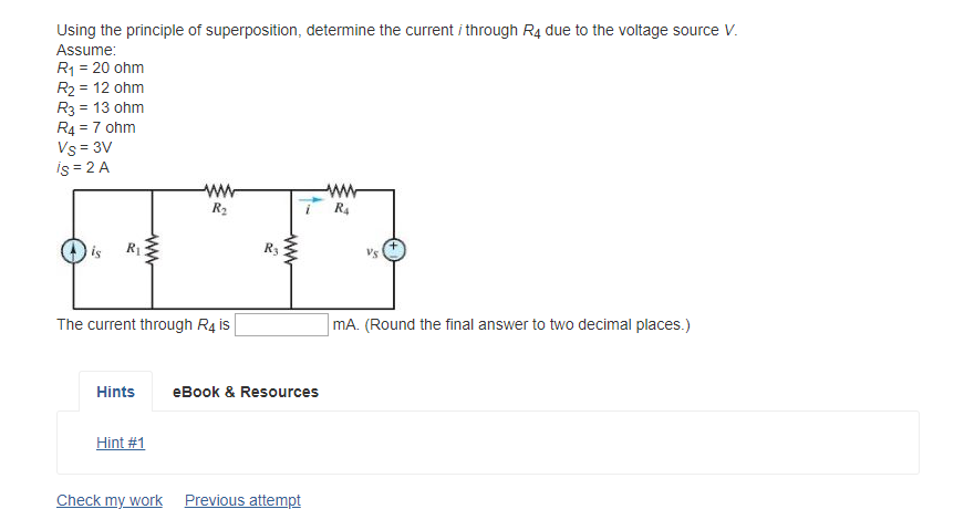 Solved Using the principle of superposition, determine the | Chegg.com