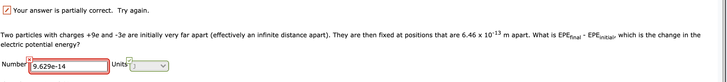 Solved Your Answer Is Partially Correct Try Again Two