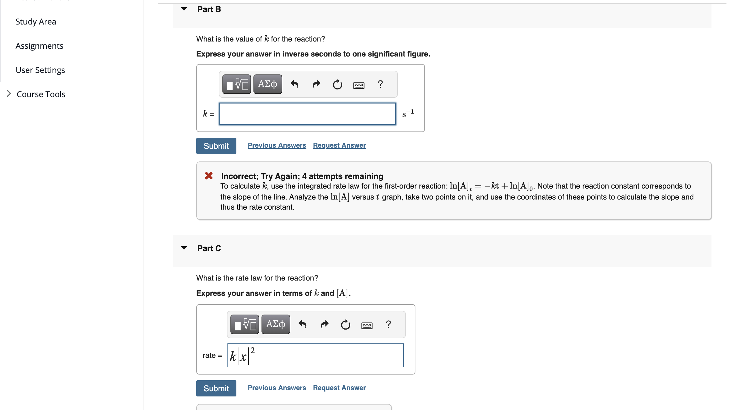 Solved Assignments User Settings MISSED THIS? Watch KCV: The | Chegg.com
