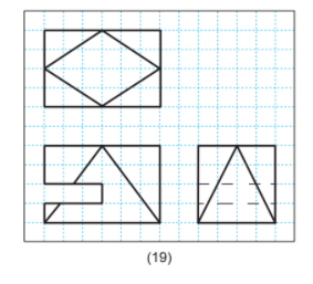 Solved Three incomplete views of a multiview drawing of an | Chegg.com
