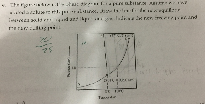 Solved The figure below is the phase diagram for a pure | Chegg.com