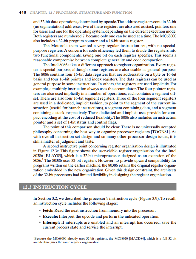 Solved KEY POINTS A processor includes both user-visible | Chegg.com