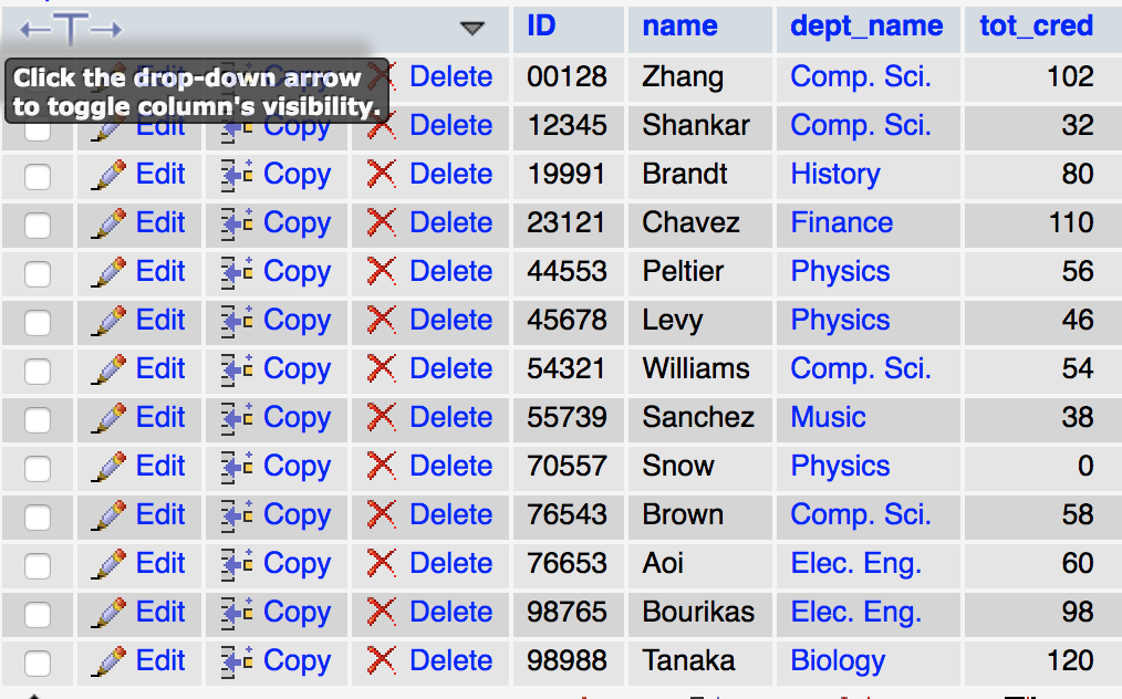 HT-- ID course_id sec_id semester year grade | Chegg.com
